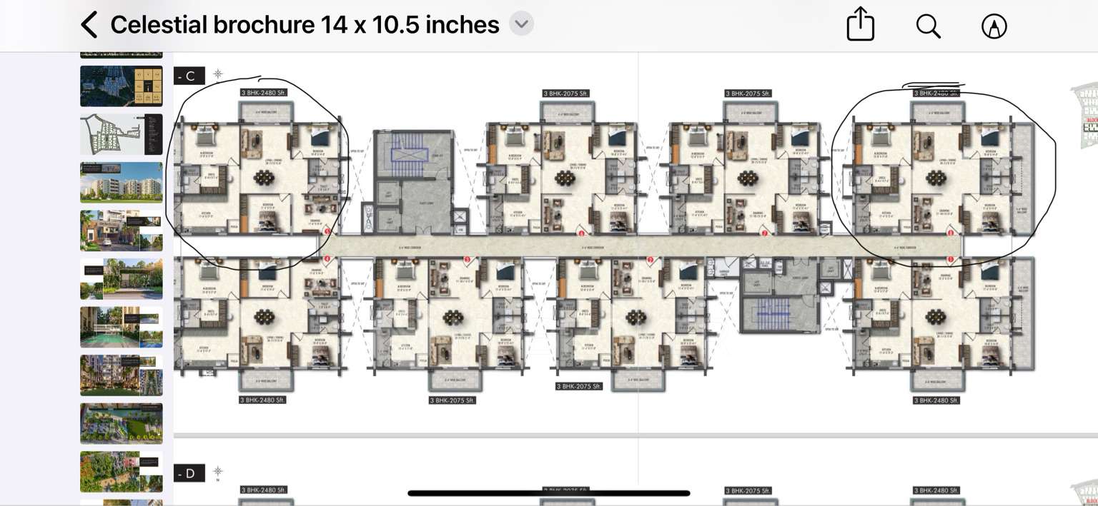 Greenspace Celestial Kokapet - Without Brokerage Unfurnished 2 BHK Flat for Sale in Greenspace ...